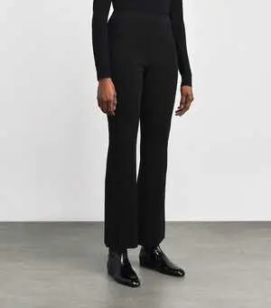 Theory Knitted Crepe Kick Trousers