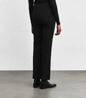Theory Knitted Crepe Kick Trousers