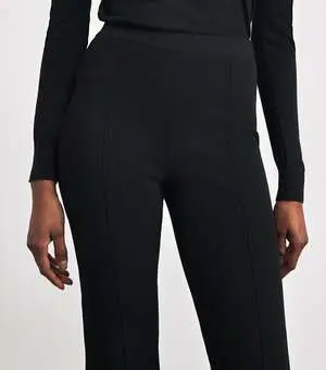 Theory Knitted Crepe Kick Trousers