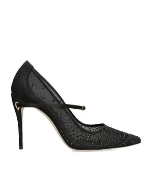 Jennifer Chamandi Embellished Lorenzo 105 Pumps
