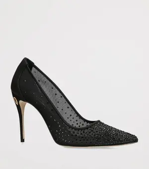 Jennifer Chamandi Embellished Lorenzo 105 Pumps