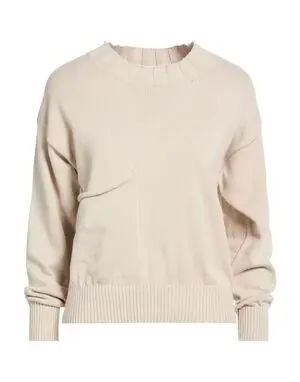 Alpha Studio Cotton Knit Sweater - Beige