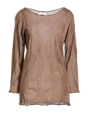 Alpha Studio Knitted Sweater - Brown