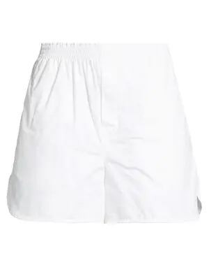 MODES Cotton Poplin Shorts - White