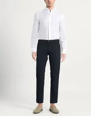 PRIMO EMPORIO Tapered Leg Gabardine Pants - Blue