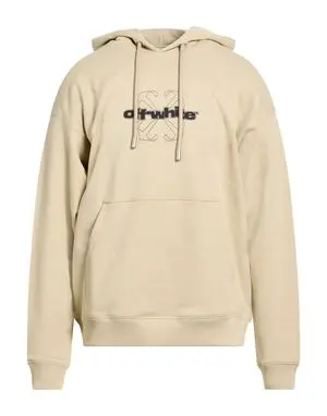 OFF-WHITE™ Cotton French Terry Hoodie With Logo And Kangaroo Pocket