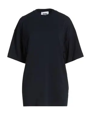 Alpha Studio Cotton And Elastane T-shirt - Midnight Blue