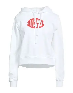 DIESEL Cotton Blend Sweatshirt - White