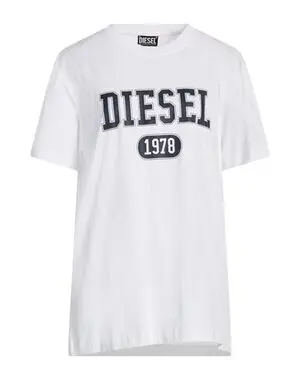 Men's Diesel White T-shirts