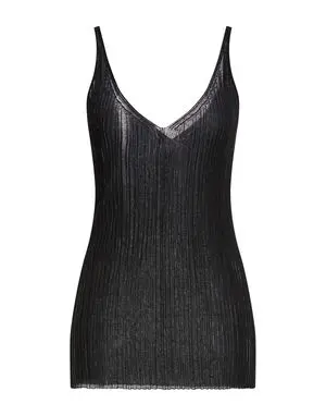 Alpha Studio Sleeveless Ribbed-knit Top