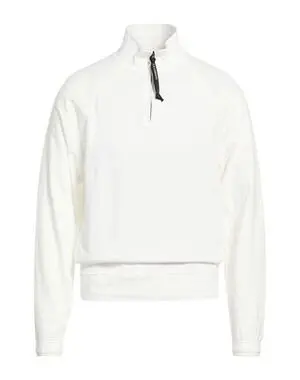 C.P. COMPANY French Terry Half-zip Sweatshirt - White
