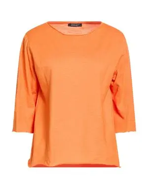ARAGONA Cotton Jersey T-shirt With 3/4 Sleeves