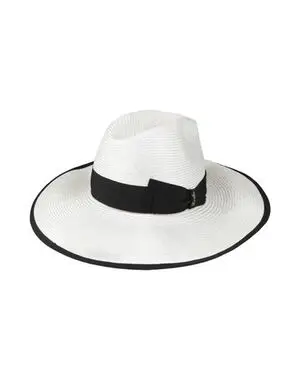 Borsalino Straw Sun Hat - White