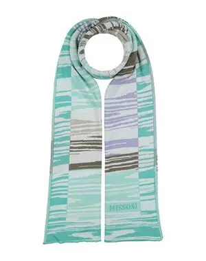 Missoni Scarf Turquoise Cotton - Blue