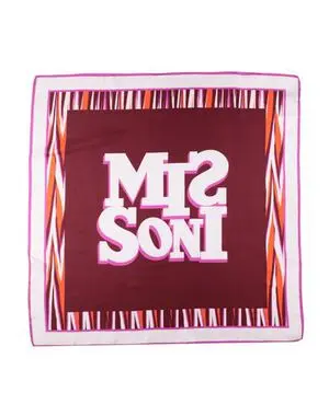Missoni Scarf Burgundy Silk - Red