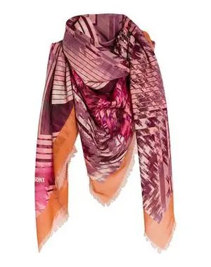 Missoni Scarf Garnet Wool, Silk - Red