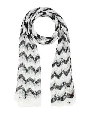 MISSONI Woman Scarf Black Size - Polyamide, Cotton, Polyester