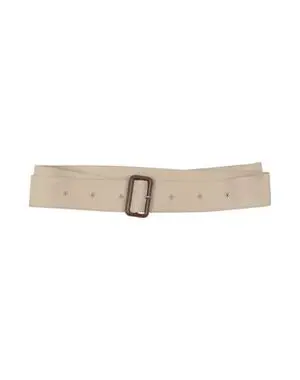MAISON MARGIELA Wide Virgin Wool Belt - Beige