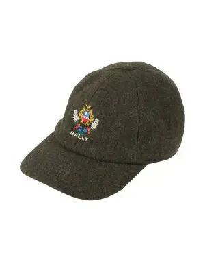 Bally Baseball Cap In Boiled Wool And Polyamide