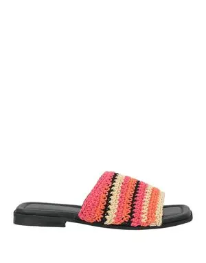 Inuikii Knitted Slide Sandals - Orange