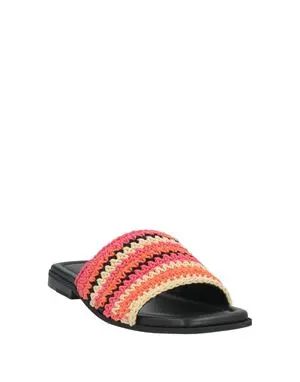 Inuikii Knitted Slide Sandals - Orange