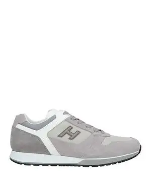 Hogan Suede And Textile Low-top Sneakers