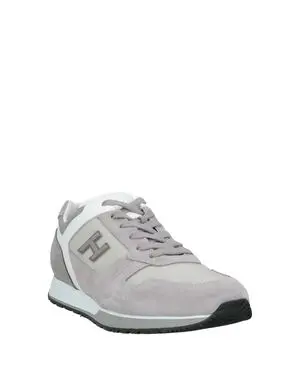 Hogan Suede And Textile Low-top Sneakers