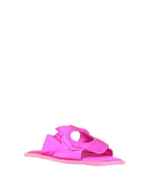 CARLOTHA RAY Satin Slide Sandals
