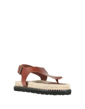 CastaÑer Leather Espadrille Sandals - Brown