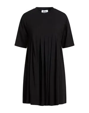 Alpha Studio Cotton Elastane Mini Dress - Black