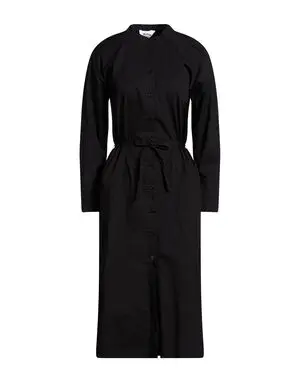 Alpha Studio Cotton-elastane Midi Shirt Dress
