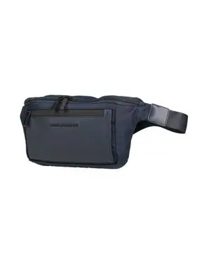 PIQUADRO Cow Leather Belt Bag - Navy