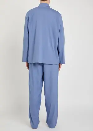 BOSS Chris Logo-embroidered Woven Pyjama Set