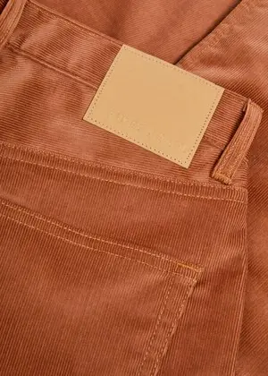 B Sides Straight-leg Corduroy Jeans - Brown