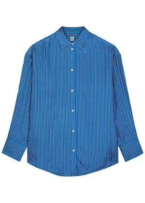 TOTEME Striped Silk Shirt