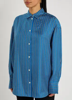 TOTEME Striped Silk Shirt