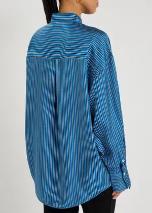 TOTEME Striped Silk Shirt