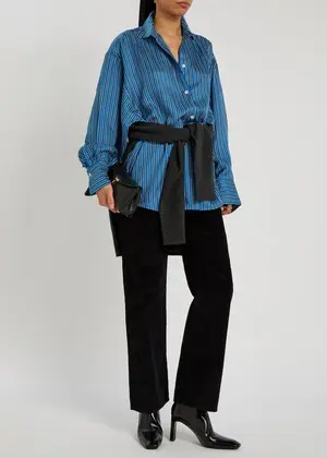 TOTEME Striped Silk Shirt