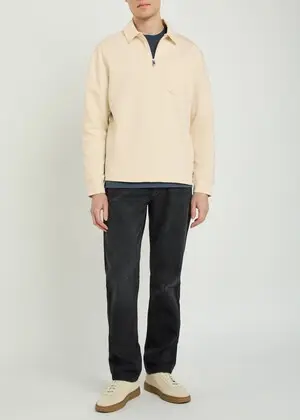 BOSS Cotton-blend Half-zip Sweatshirt