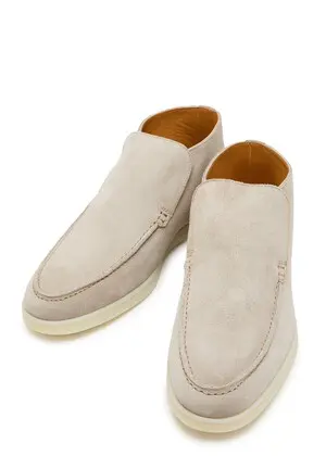 AURELIEN City Suede Loafers - Grey