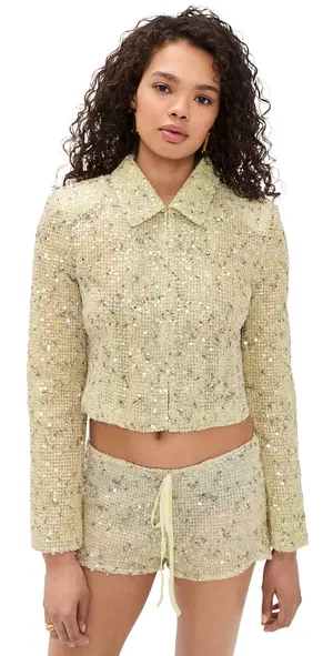 Lioness Sequin Embellished Jacket