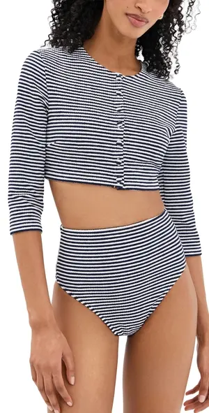 Tanya Taylor Catherine Striped Top