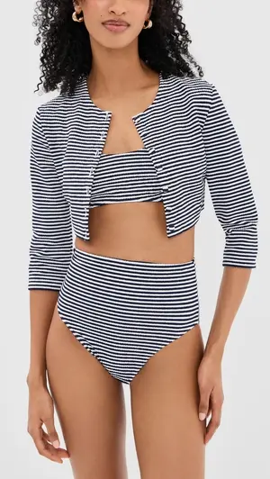Tanya Taylor Catherine Striped Top