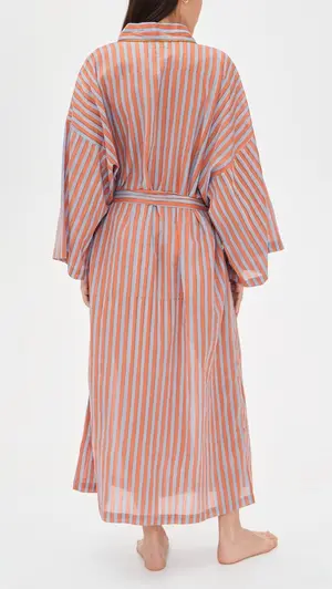 FOLKLOORE Striped Robe
