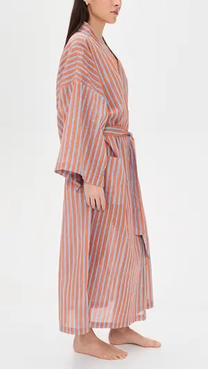 FOLKLOORE Striped Robe