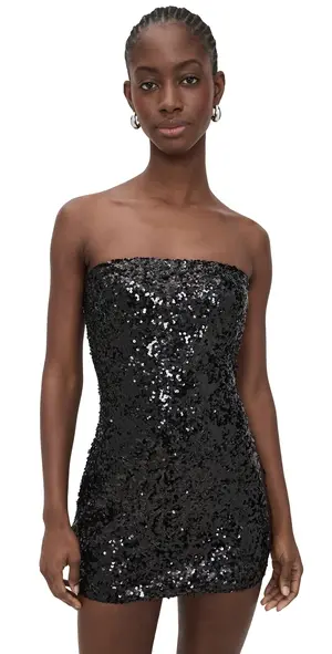 Lioness Sequin Strapless Mini Dress