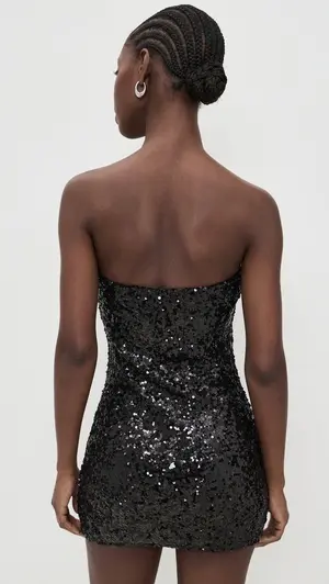 Lioness Sequin Strapless Mini Dress