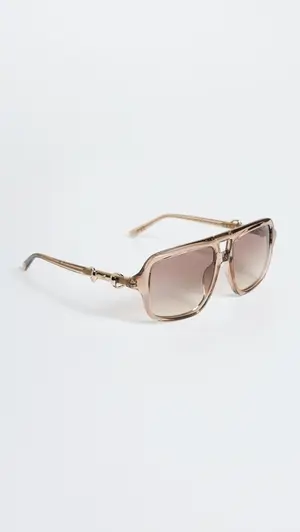 Gucci Horsebit Aviator Sunglasses