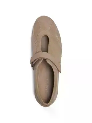 Bernardo Bozano Suede Strap Sneakers - Neutrals