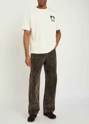 Rhude Moonlight Pack Printed Cotton T-shirt - White